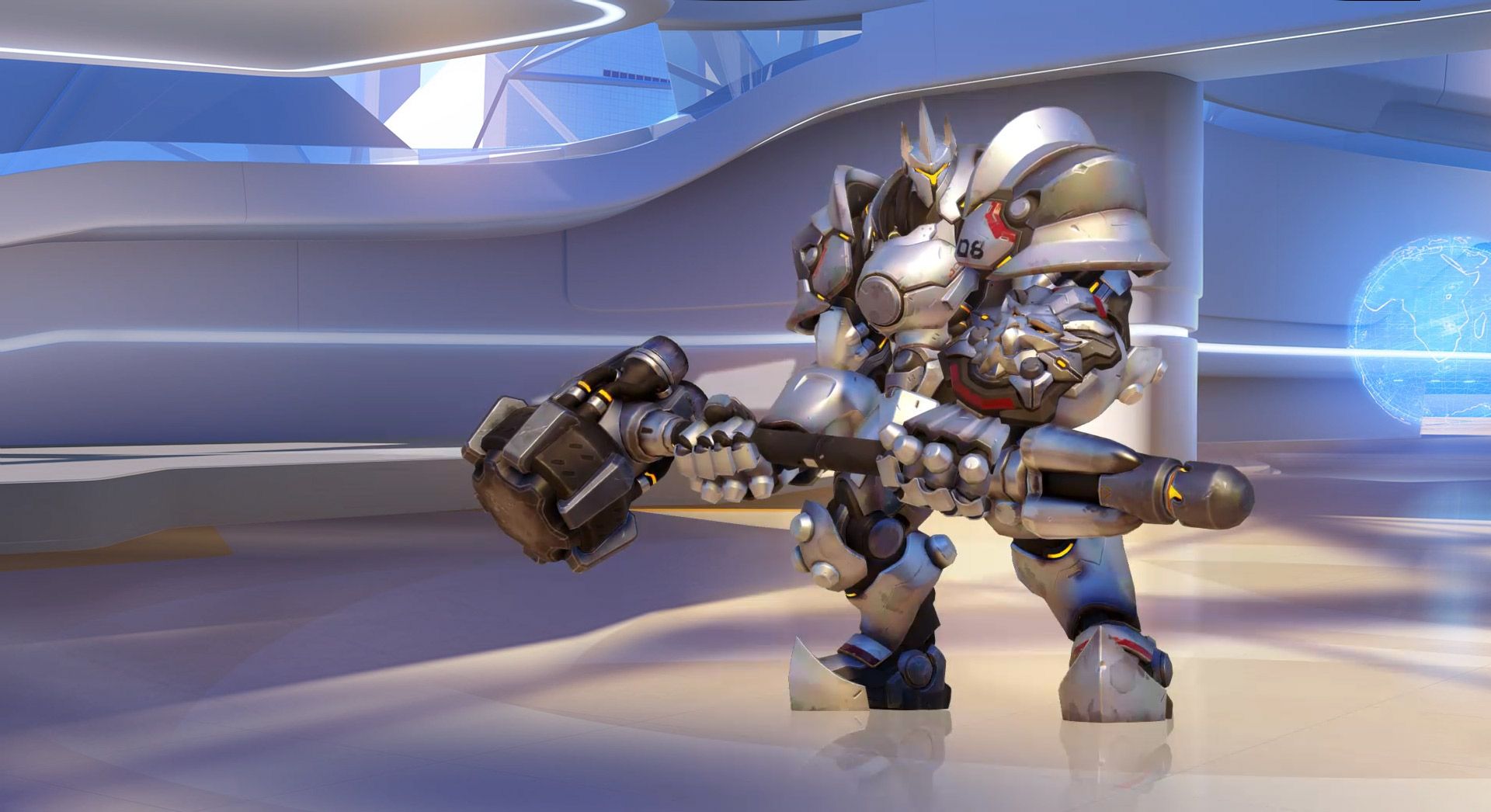 Overwatch video showcases Reinhardt and his big hammer | PC Gamer