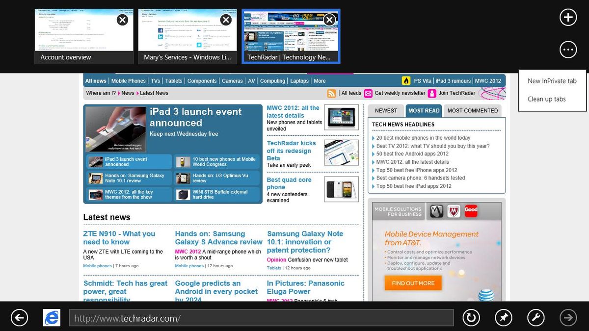 Microsoft: We realised Metro was a better way to browse | TechRadar