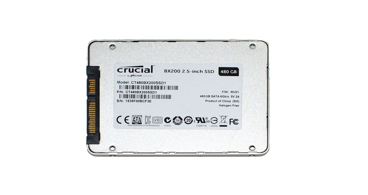 Crucial BX200 480GB SSD Review | PC Gamer
