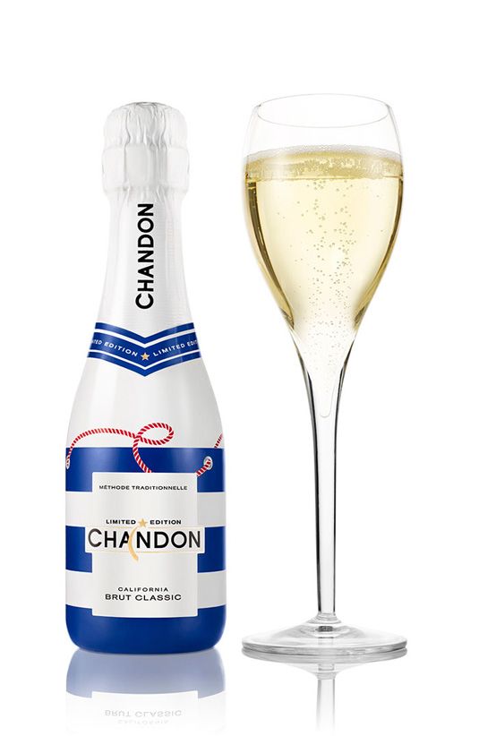Nautical but nice branding for Chandon bottle | Creative Bloq