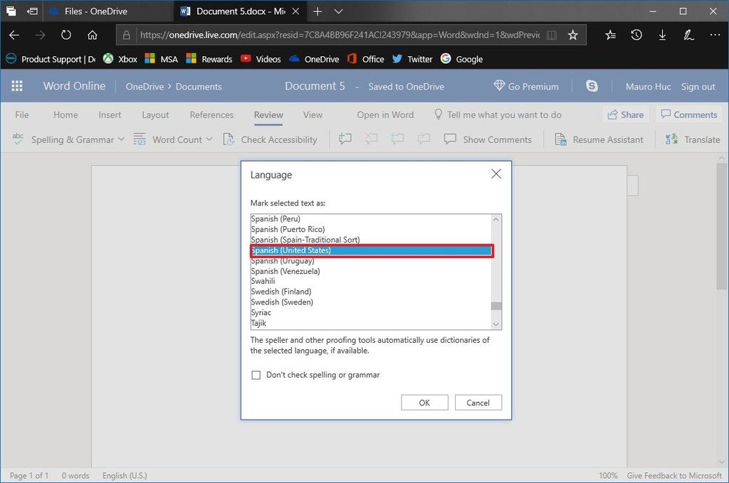 How to change proofing language settings in Office | Windows Central