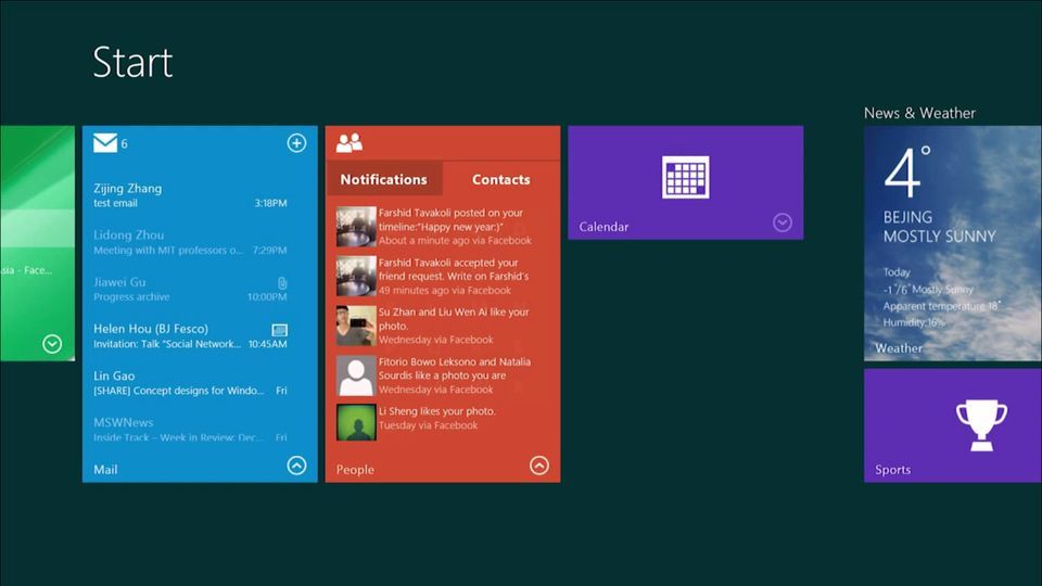 Interactive Live Tiles may come out to play in Windows 9 | TechRadar