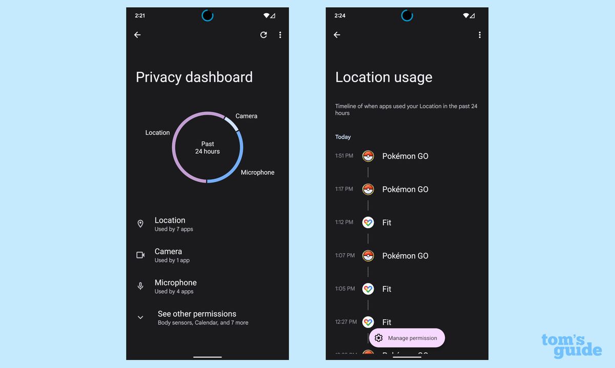 How to use the new Privacy Dashboard on Android 12 | Tom's Guide
