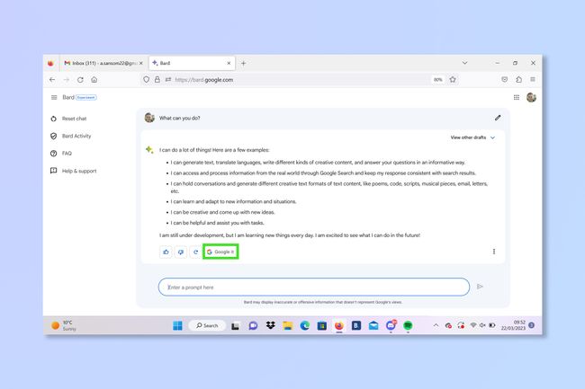 How to use Google Bard | Tom's Guide