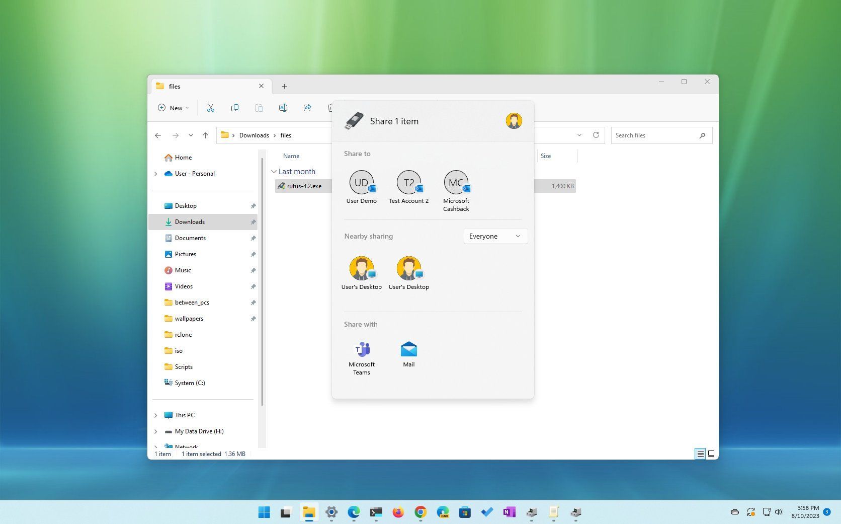 How to use Nearby sharing on Windows 11 | Windows Central