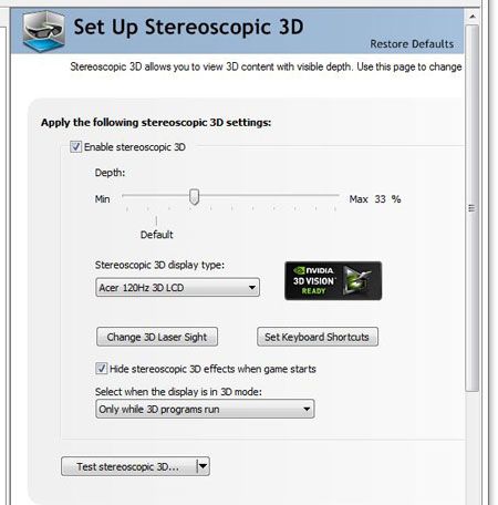 Displays, Software, And Settings - Nvidia 3D Vision Vs. AMD HD3D: 18 ...
