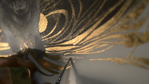 How to use gold leaf in your multimedia art | Creative Bloq
