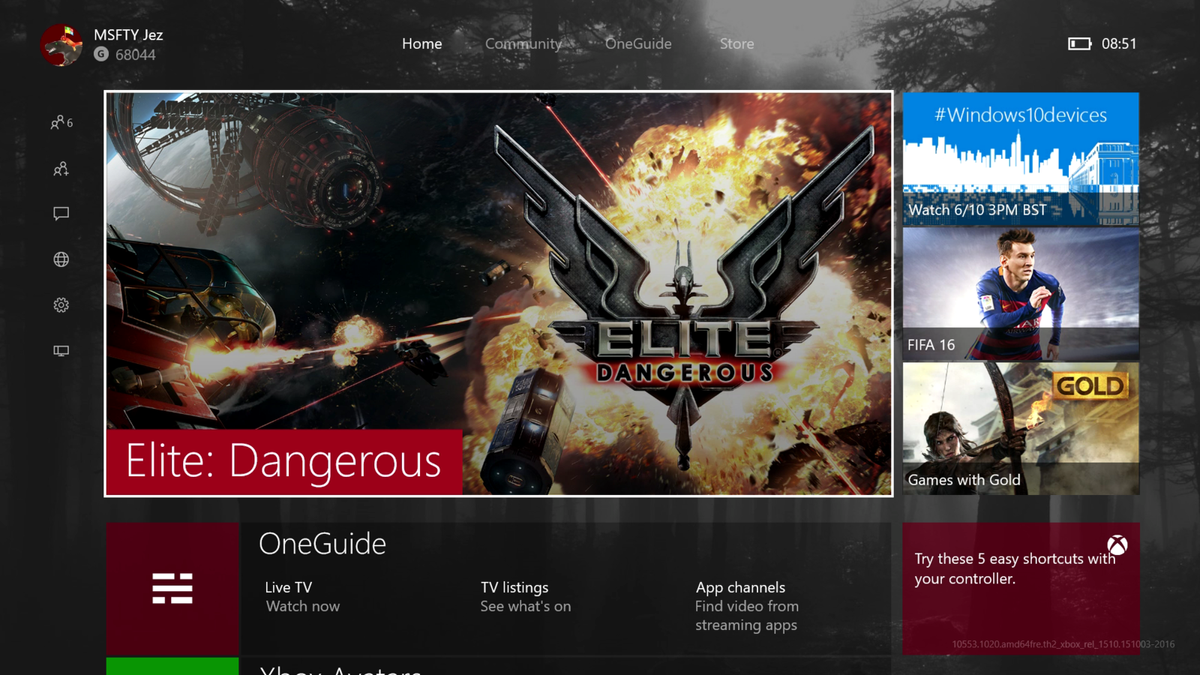 The new Xbox One dashboard update - What's changed? | GamesRadar+