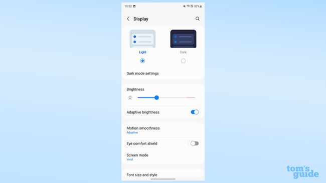 How to change display settings on the Samsung Galaxy S23 | Tom's Guide