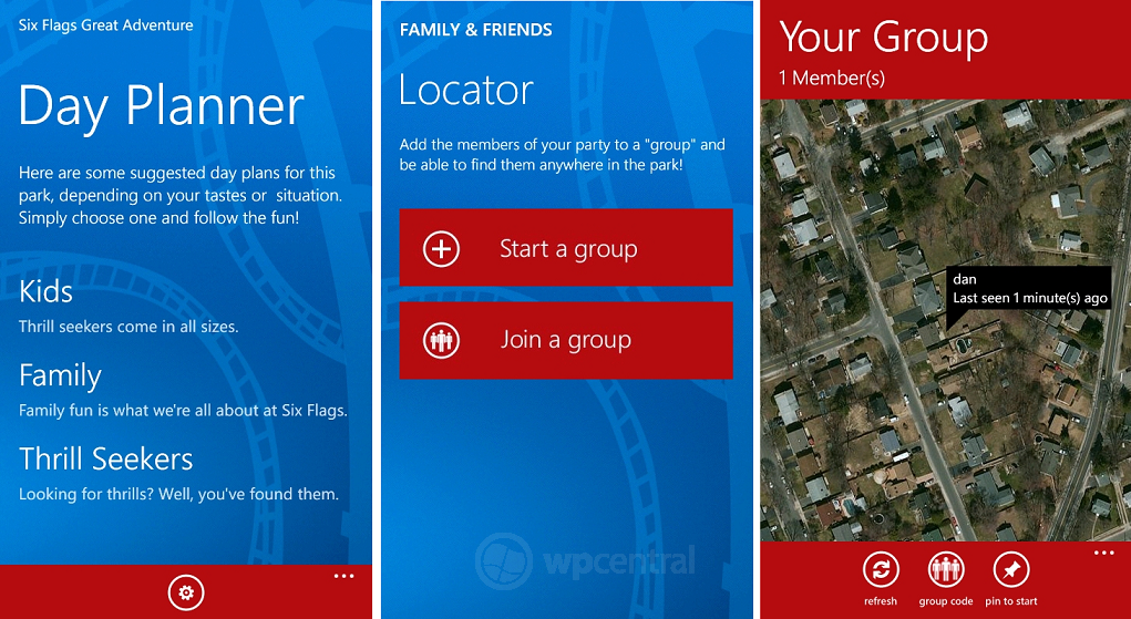 Nokia Six Flags app gets new Family Locator and Day Planner additions ...