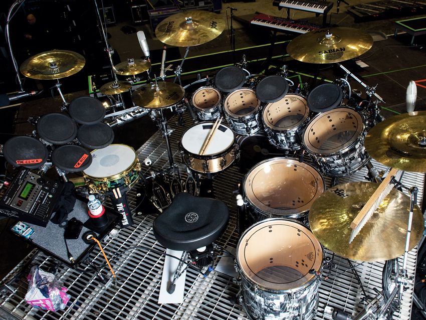 Drum kits of the pros: stars' live and studio drum setups in pictures ...