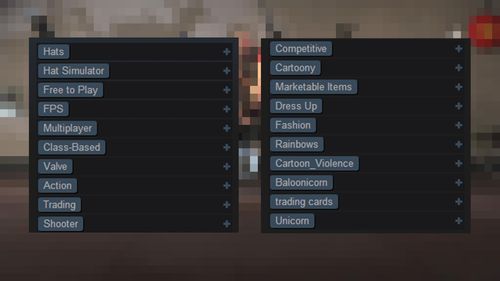 Try to guess these games by their outlandish, absurd Steam Tag pages ...