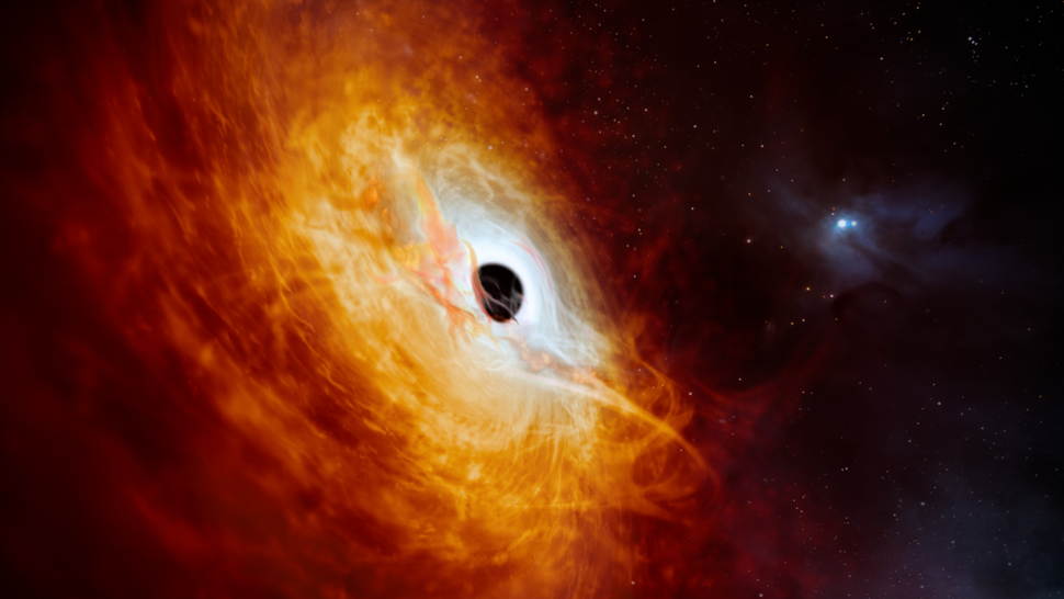 Brightest quasar ever seen is powered by black hole that eats a 'sun a ...