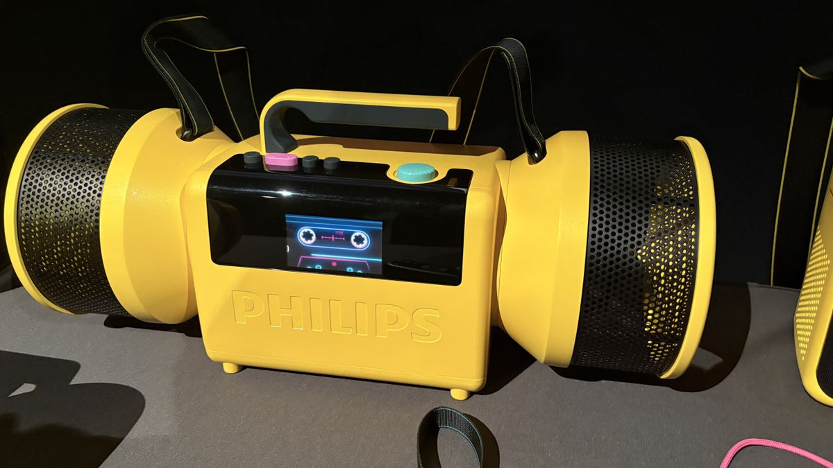 This outrageously ’80s “Moving Sound” portable audio range is making a ...