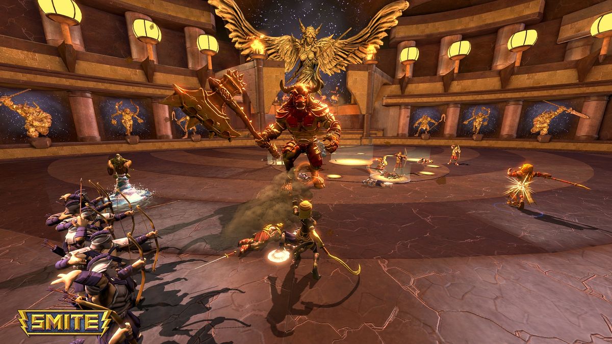 Smite launches out of beta, asks you to punch gods in the face | PC Gamer