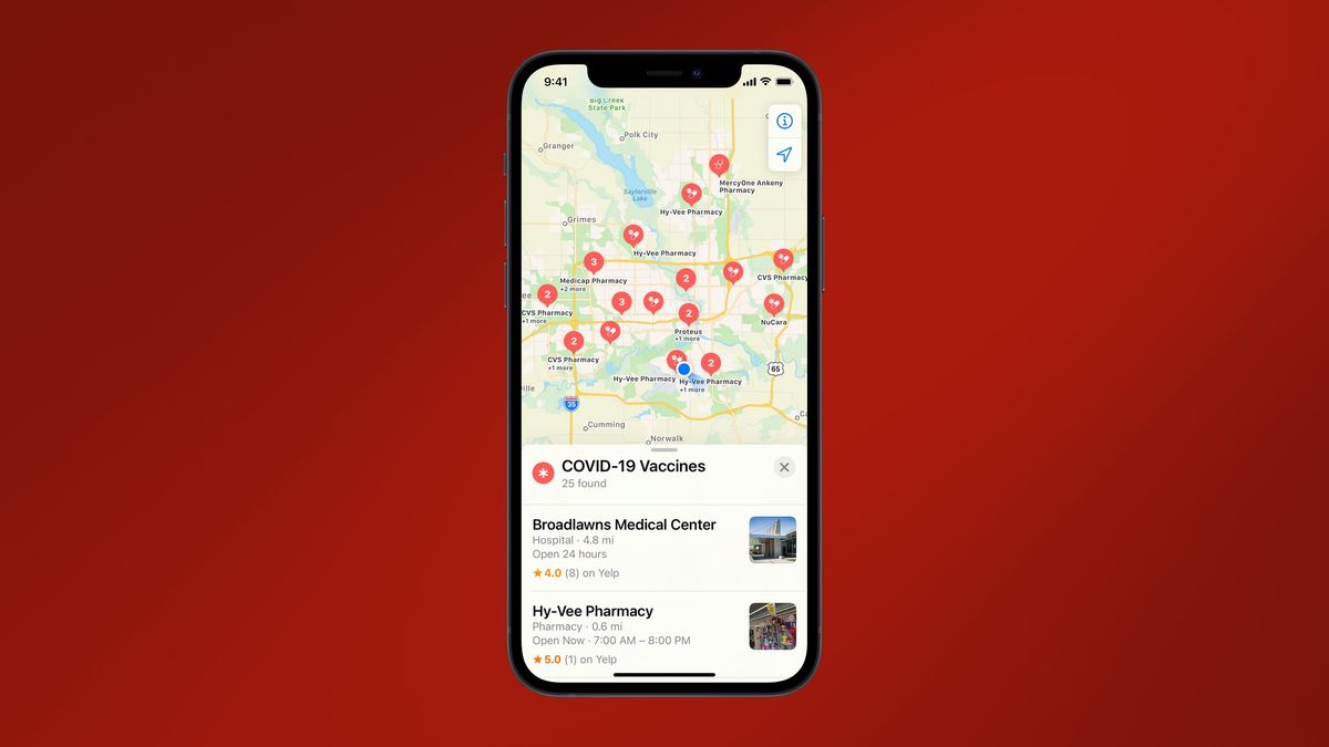 Apple Maps now includes COVID-19 vaccination spots — how to use the ...