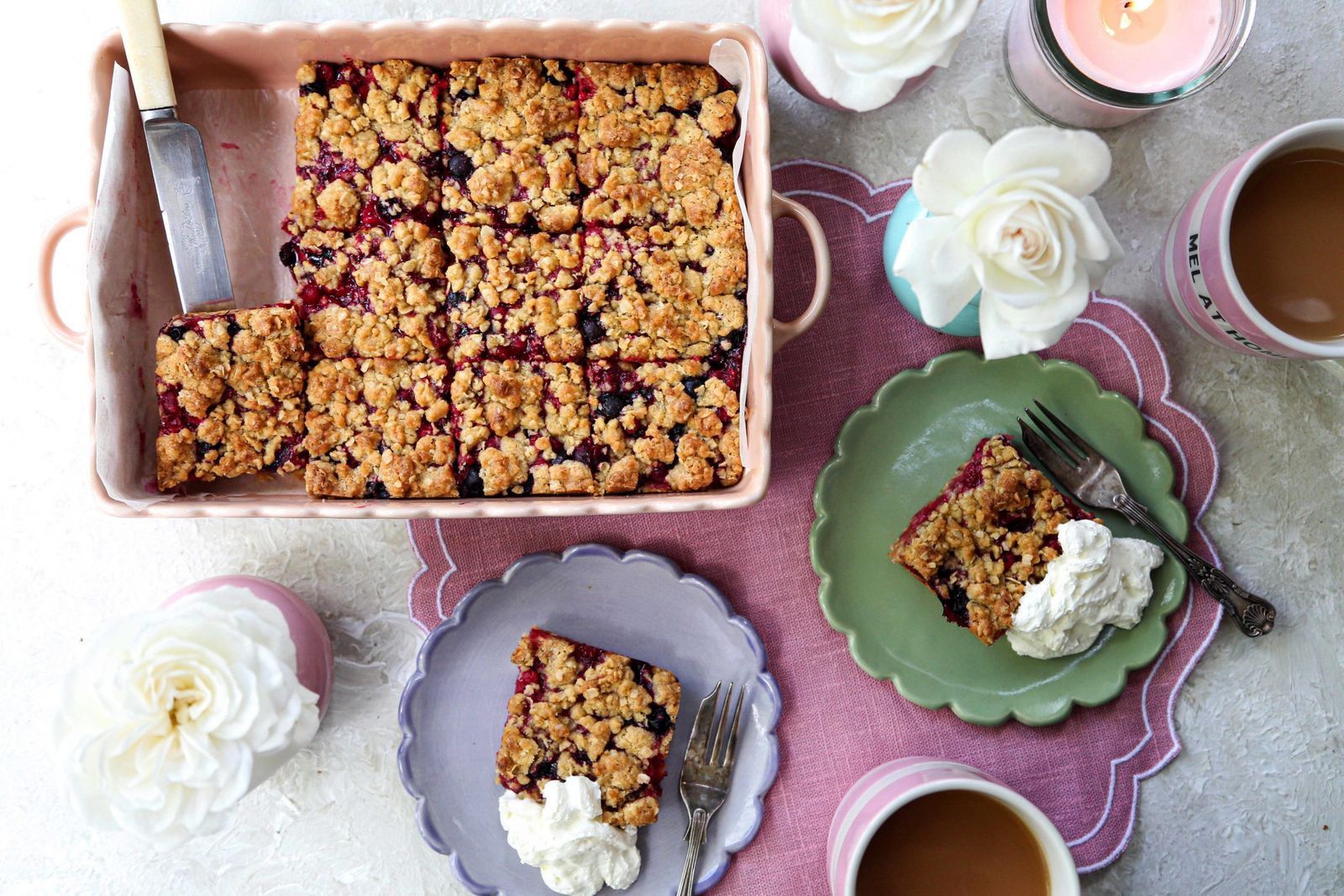 How to make redcurrant crumble bars | Country Life