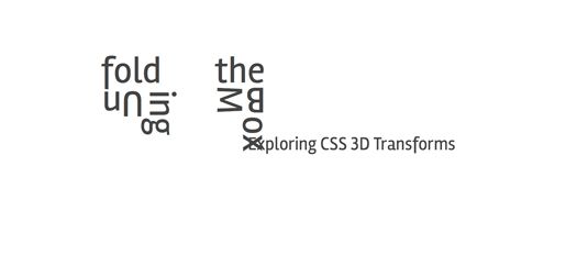 Discover the secrets of CSS 3D Transforms | Creative Bloq