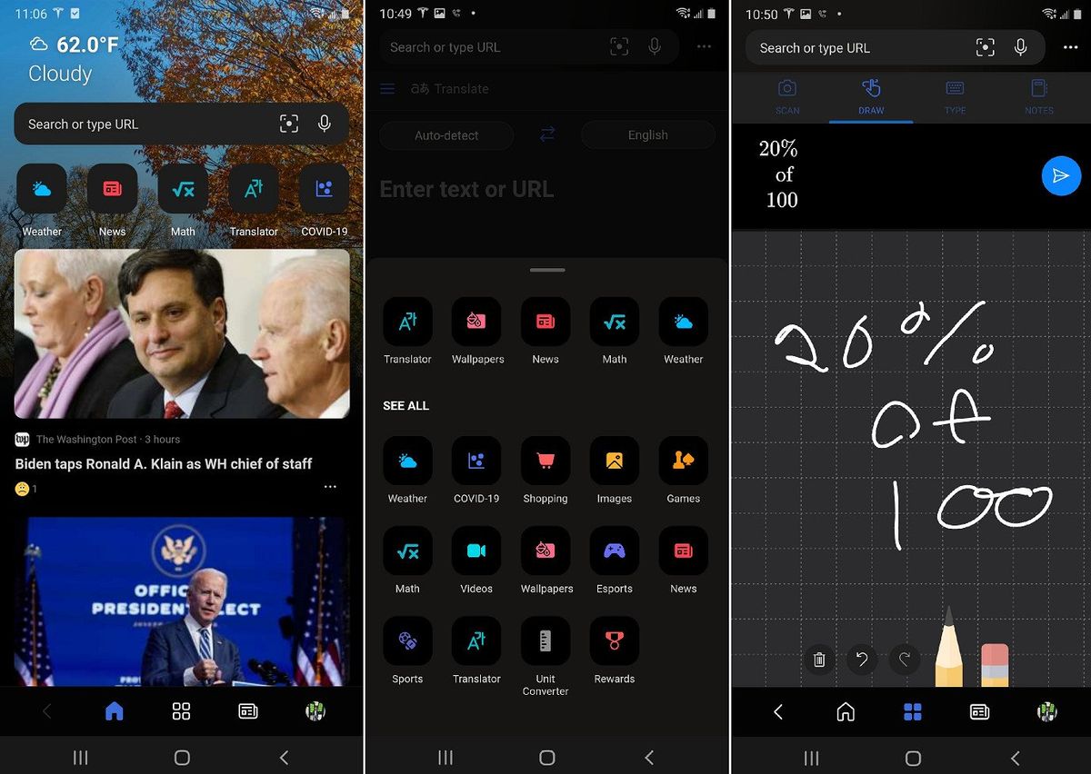 First look: Bing and Microsoft News turn into one-stop hubs on Android ...