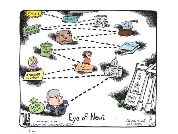 Newt's roving eye | The Week
