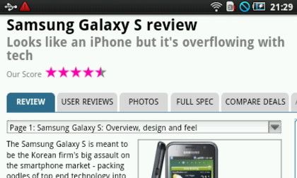 Samsung Galaxy Apollo: Internet - Samsung Galaxy Apollo i5800 review ...