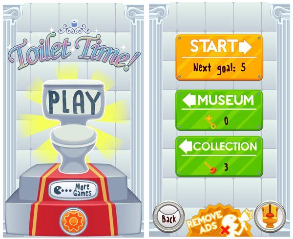 Toilet Time, not your typical Windows Phone time waster of a game ...