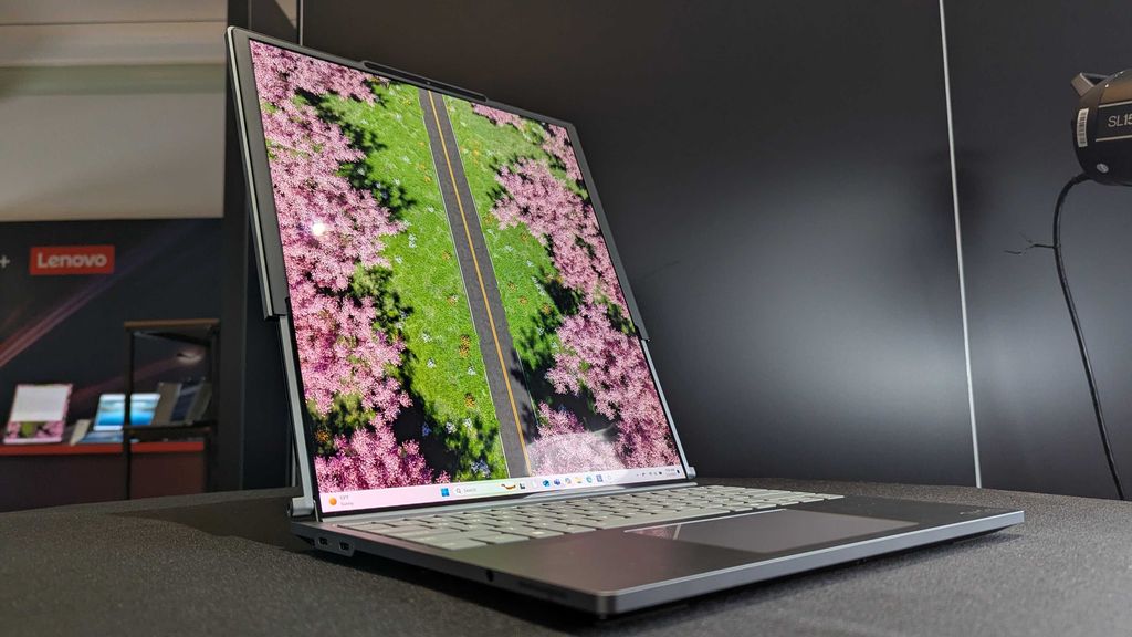 Lenovo's new niche PC has an absurdly tall folding display | Windows ...