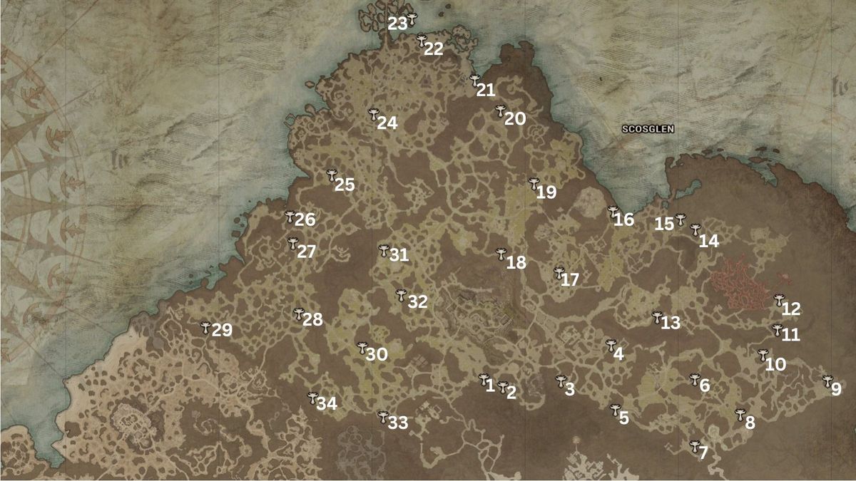 Diablo 4: All Altar of Lilith locations, statue maps, and fastest ...