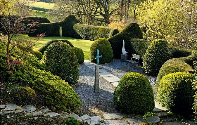 How to create the perfect setting for outdoor art, as at Hamblyn's ...