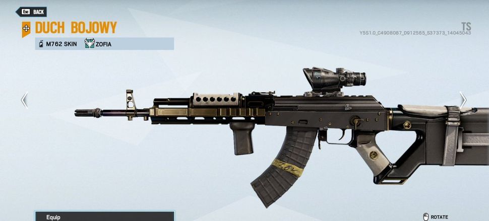 Rainbow Six Siege Zofia Elite skin leaks via Void Edge Test Server ...