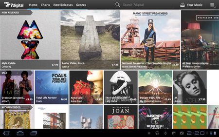 7digital launches Android 3.0 tablet app | What Hi-Fi?