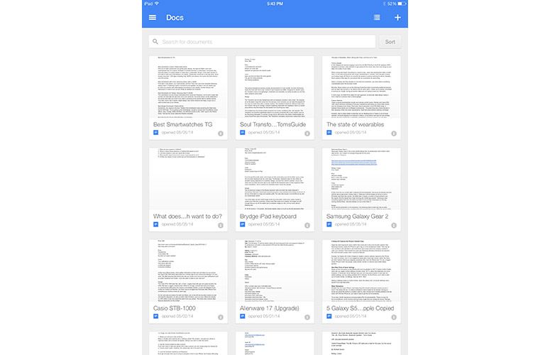 Google Docs for iPad Review - iOS Apps - Laptop Mag | Laptop Mag