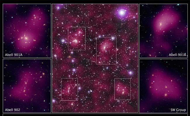 Universe's Dark Matter Seen Through Photos of Gravitational Lensing ...