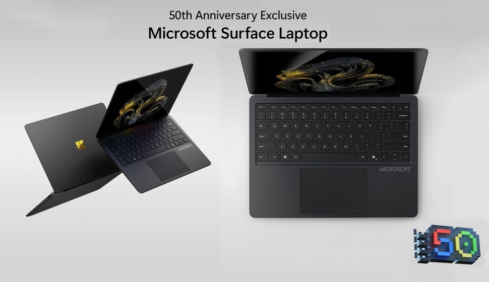 Microsoft unveiled a breathtaking 50th-anniversary Surface Laptop ...