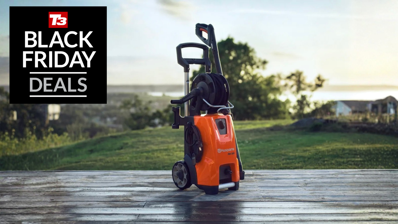 This 'powerful and compact' Husqvarna pressure washer is now half price ...