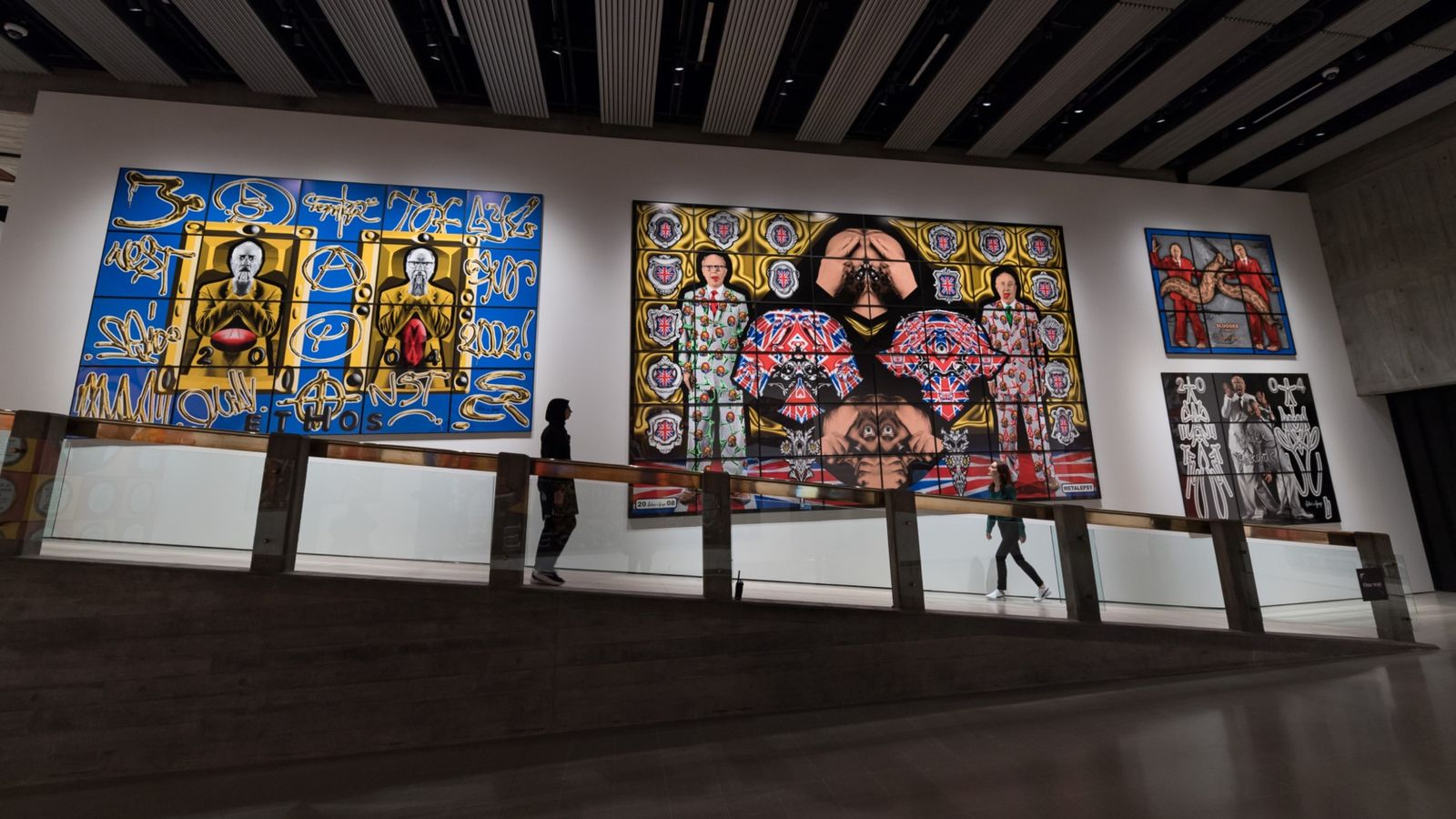 Gilbert & George: ‘profoundly odd’ show feels ‘hectically of the moment ...