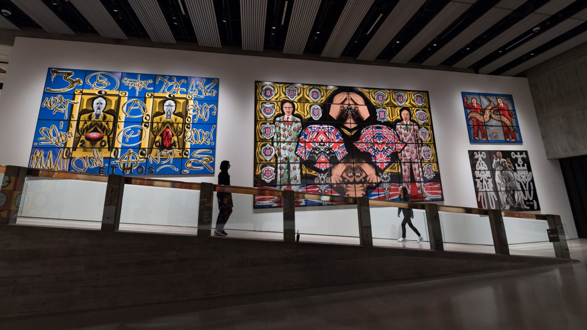 Gilbert & George: ‘profoundly odd’ show feels ‘hectically of the moment ...