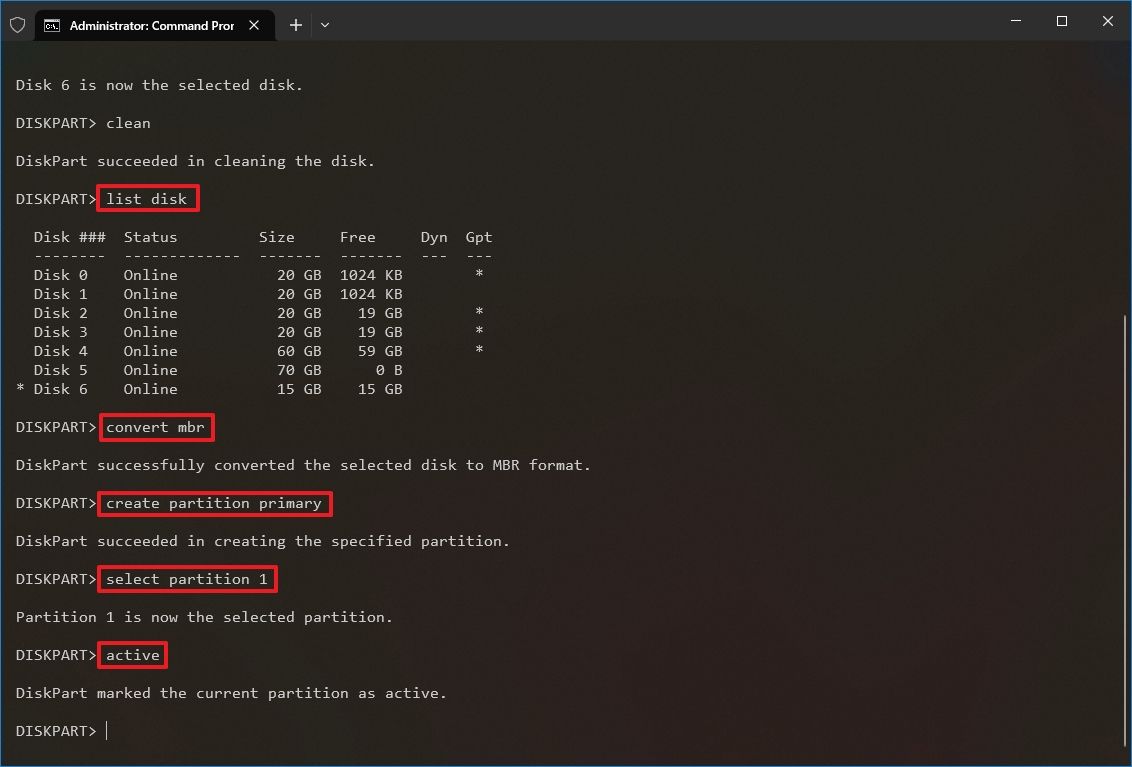 How to use DiskPart to clean and format drive not working on Windows 10 ...