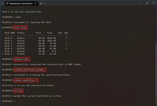 How to use DiskPart to clean and format drive not working on Windows 10 ...
