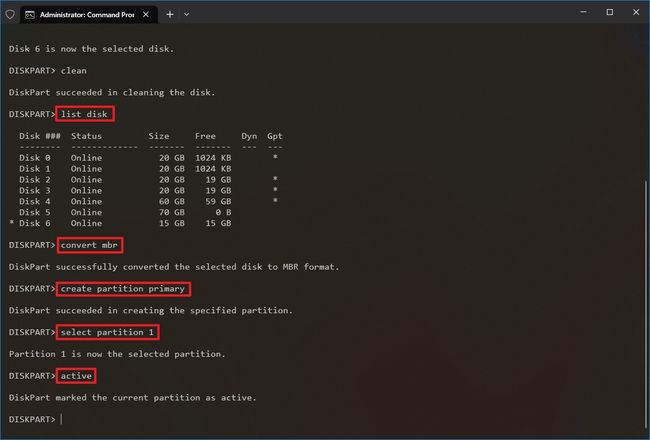 How to use DiskPart to clean and format drive not working on Windows 10 ...