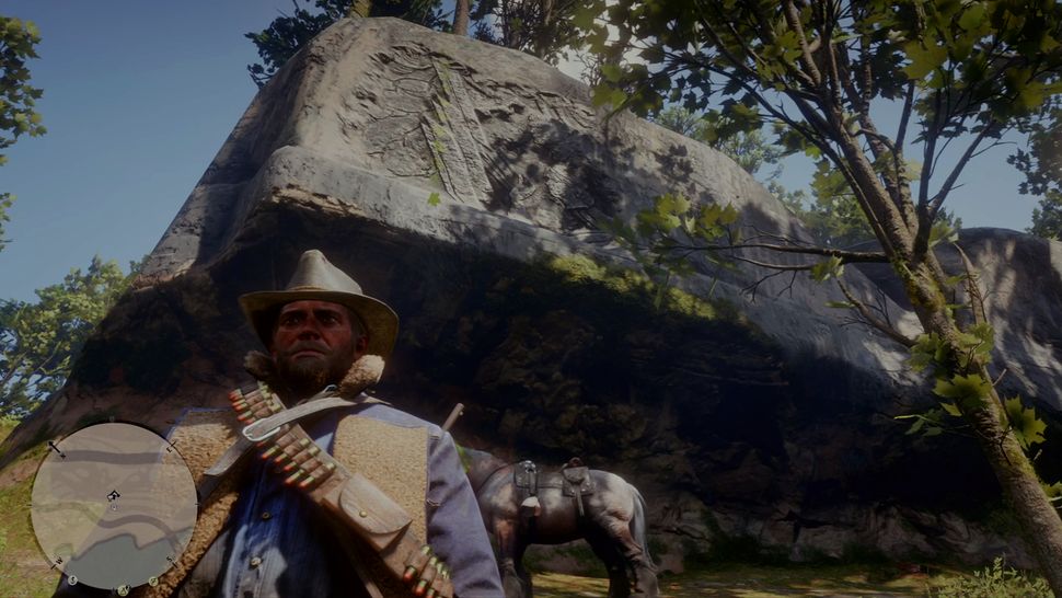 Red Dead Redemption 2 rock carvings | GamesRadar+