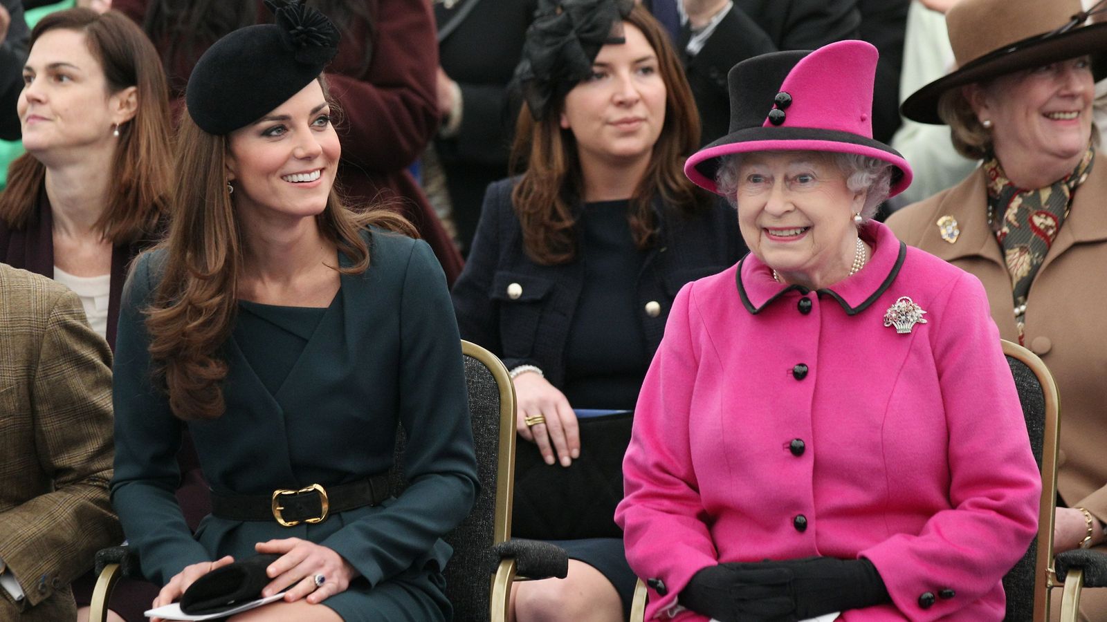 Kate Middleton Joins the Queen for First Ever Royal Engagement | Marie ...