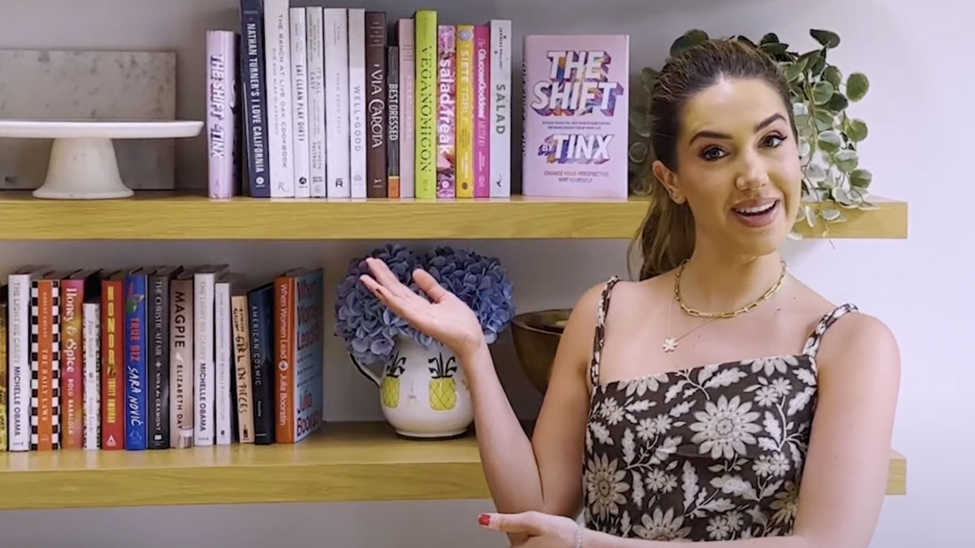 Tinx Shares Her Favorite Books in 'Shelf Portrait' | Marie Claire