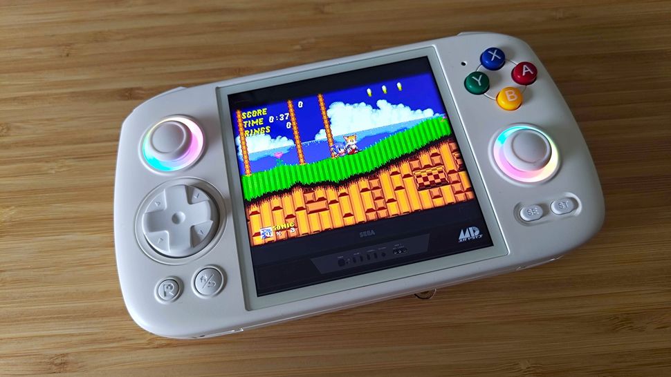 Anbernic RG Cube review: “I’ve completely fallen for this weird little ...