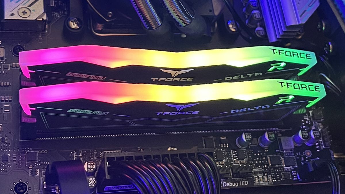 TeamGroup T-Force Delta RGB DDR5: the best DDR5 RAM you're going to ...