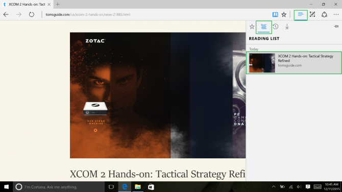 How to Add a Page to the Reading List in Microsoft Edge | Laptop Mag