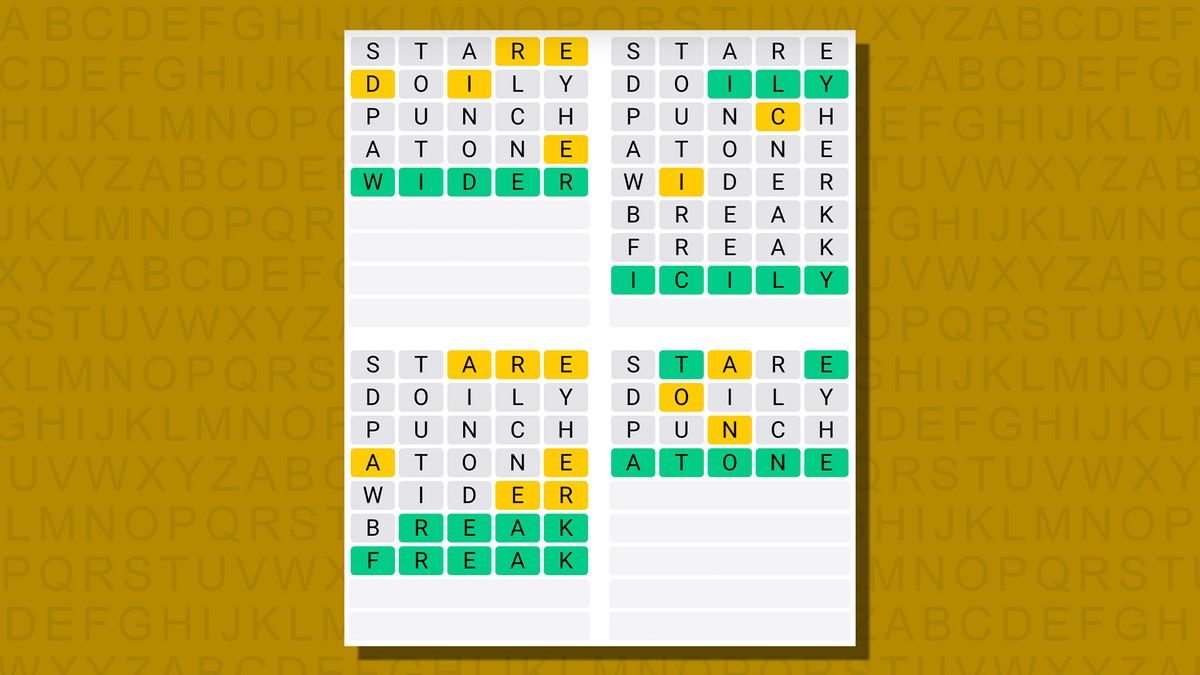 Quordle today – hints and answers for Sunday, March 24 (game #790 ...
