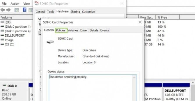 How to Disable the Safely Remove Hardware Feature on Windows 10 ...