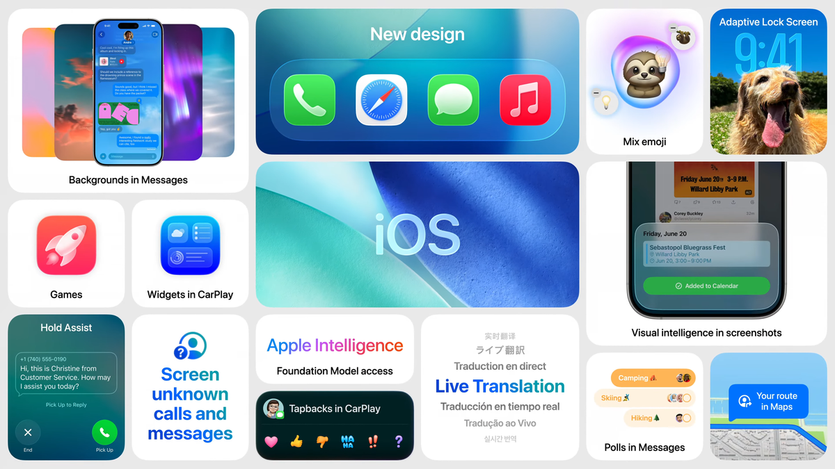 iOS 26 announced — here's all the new features for your iPhone | Tom's ...