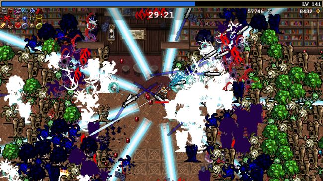 I'm addicted to Vampire Survivors and its glorious visual overload ...